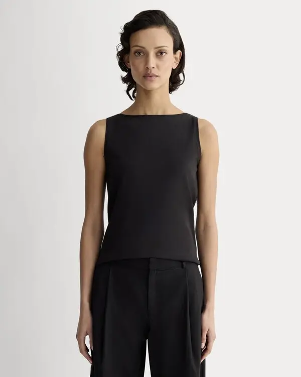 Everlane Form Boatneck Tank - Black
