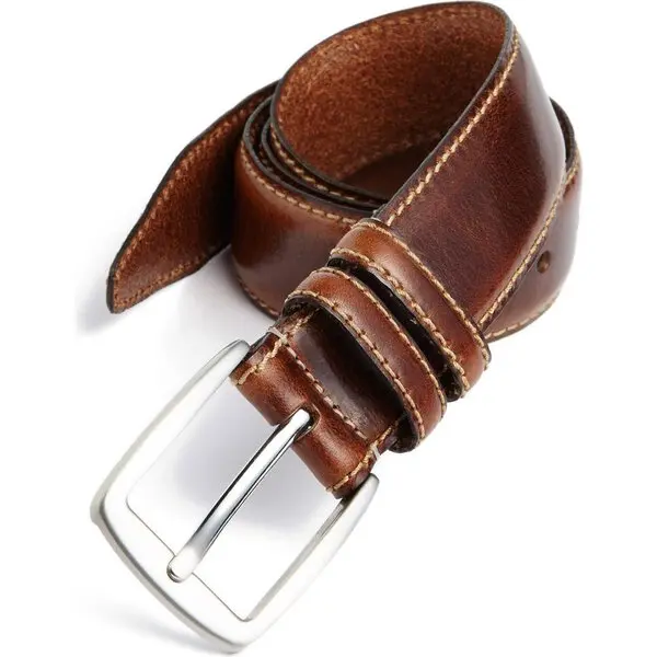 Allen Edmonds Yukon' Leather Belt - Brown