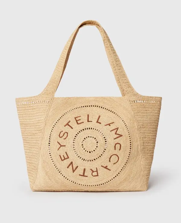 Stella McCartney Large Raffia Logo Tote
