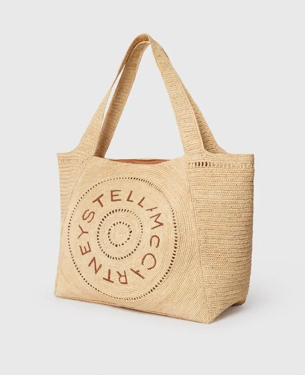 Stella McCartney Large Raffia Logo Tote