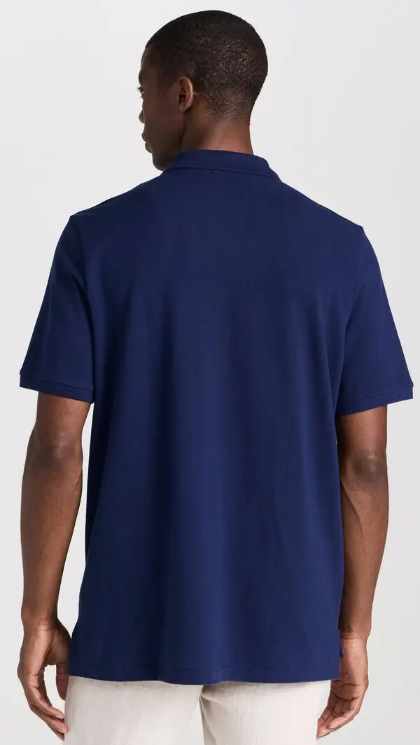 Polo Ralph Lauren Classic Fit Iconic Mesh Polo - Newport Navy