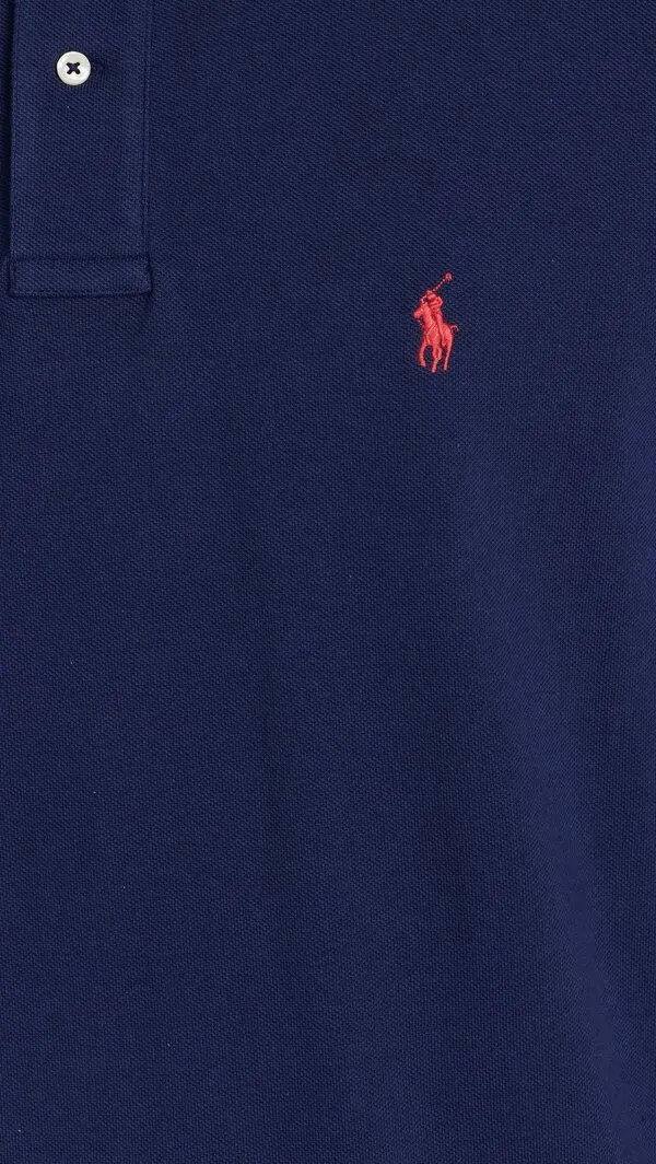 Polo Ralph Lauren Classic Fit Iconic Mesh Polo - Newport Navy