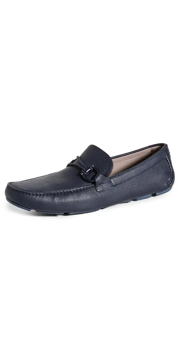 FERRAGAMO Front Driving Loafer - Blue Marine