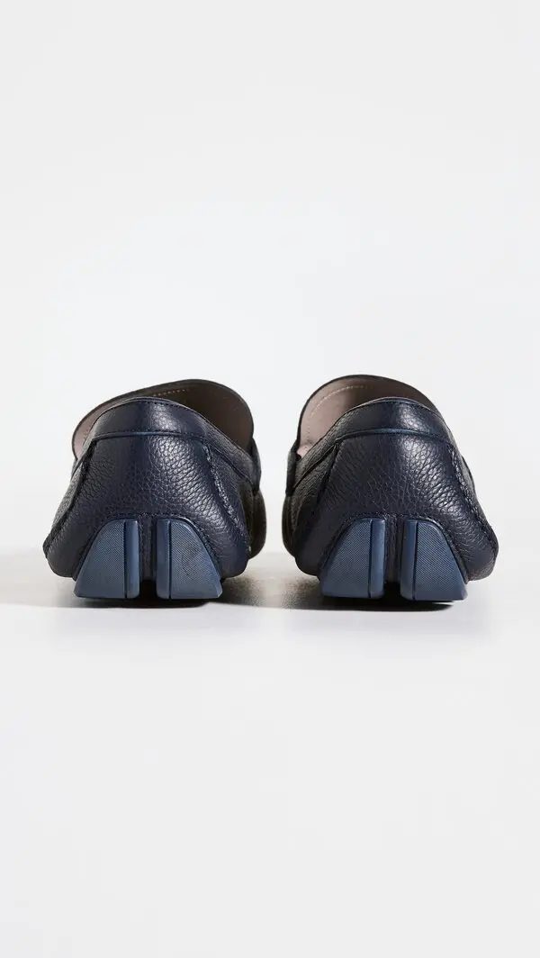 FERRAGAMO Front Driving Loafer - Blue Marine