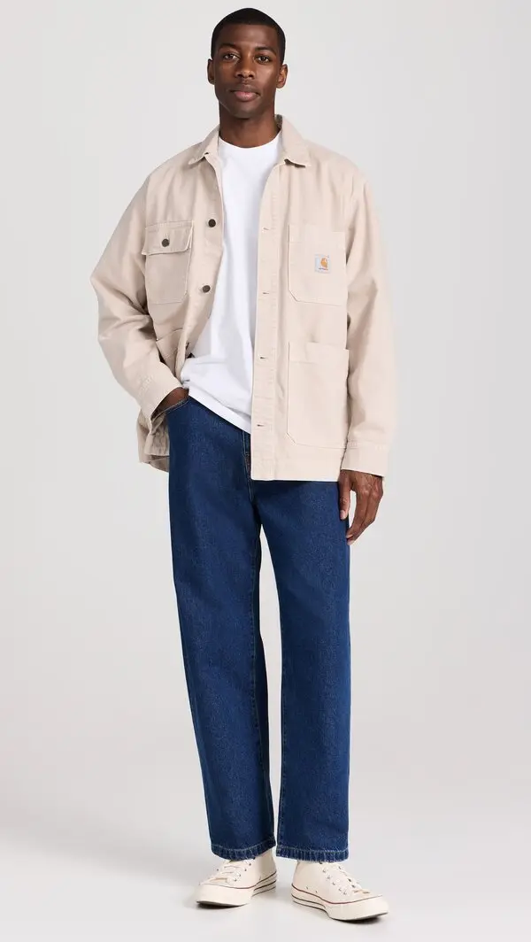 Carhartt Work In Progress Landon Loose Fit Jeans - Blue (stone Washed)