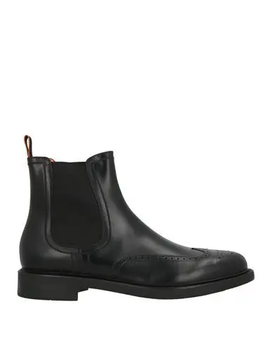 Santoni Leather Chelsea Boots