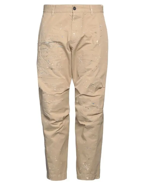 Dsquared2 Pants Size Cotton - Beige