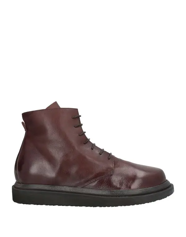 Moma Leather Lace-up Ankle Boots