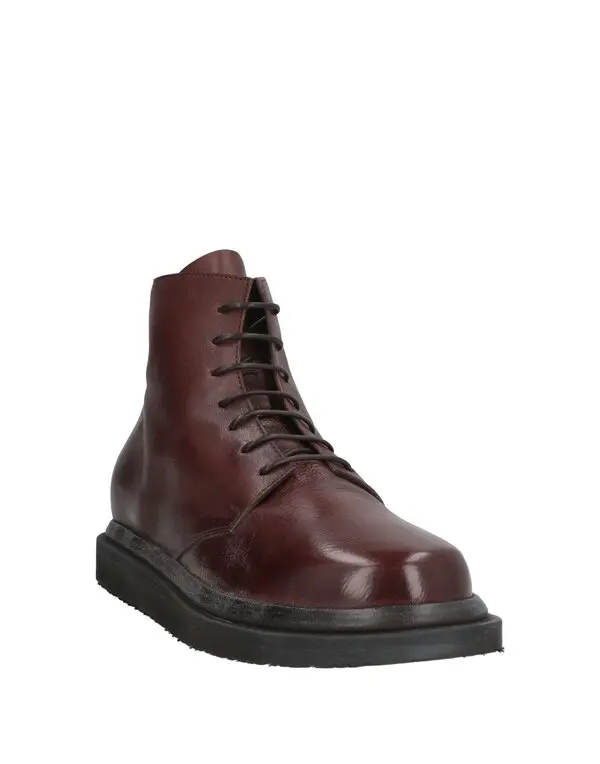 Moma Leather Lace-up Ankle Boots