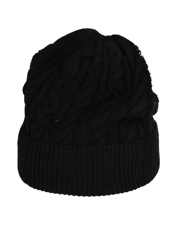 Roberto Cavalli Wool Beanie - Black