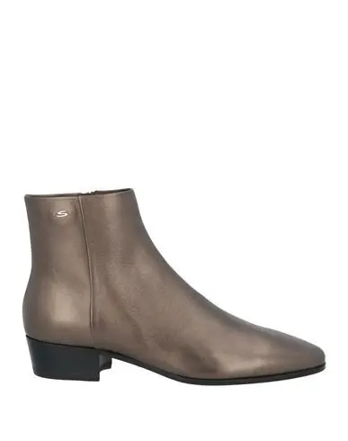 Santoni Leather Ankle Boots