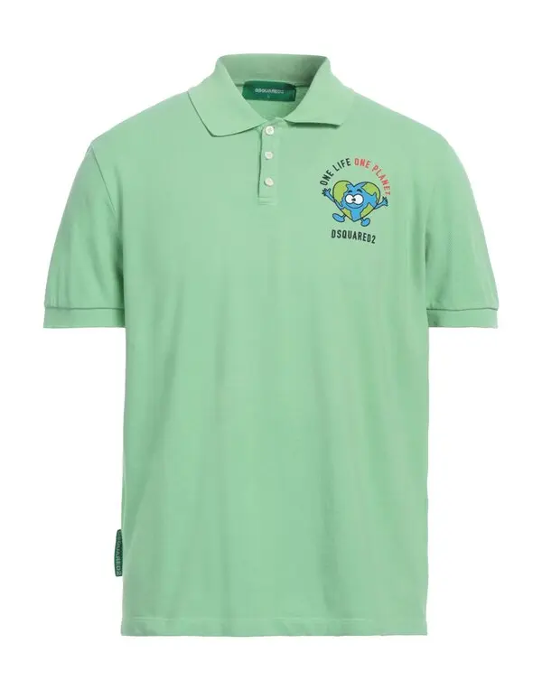 Dsquared2 Polo Shirt Size Cotton - Green