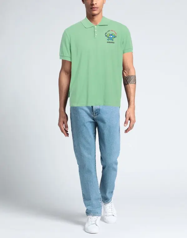 Dsquared2 Polo Shirt Size Cotton - Green