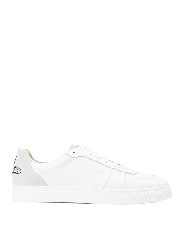VIVIENNE WESTWOOD Leather Low-top Sneakers - White