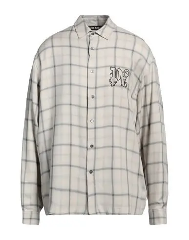 Palm Angels Shirt Size Rayon, Polyester - Grey