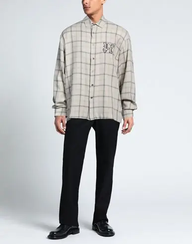 Palm Angels Shirt Size Rayon, Polyester - Grey