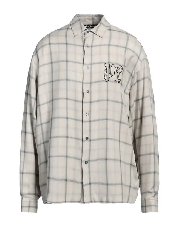 Palm Angels Shirt Size Rayon, Polyester - Grey