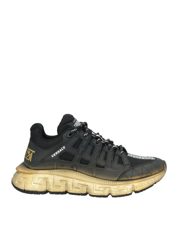 Versace Trigreca Chunky Sneakers - Black