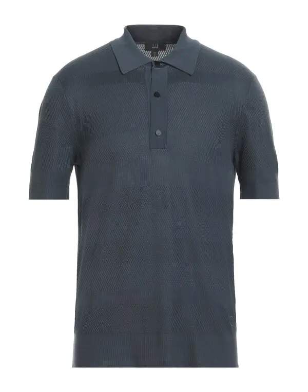 Dunhill Polo Shirt Size Mulberry Silk - Blue