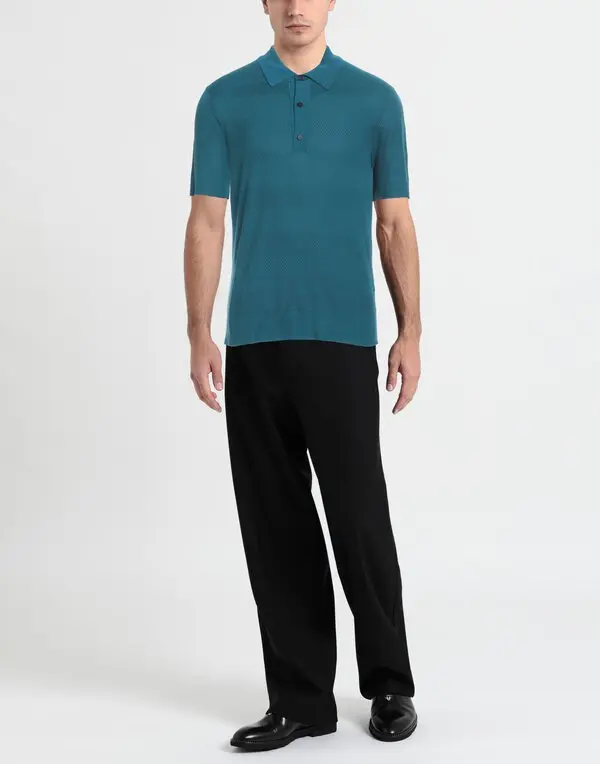 Dunhill Polo Shirt Size Mulberry Silk - Green