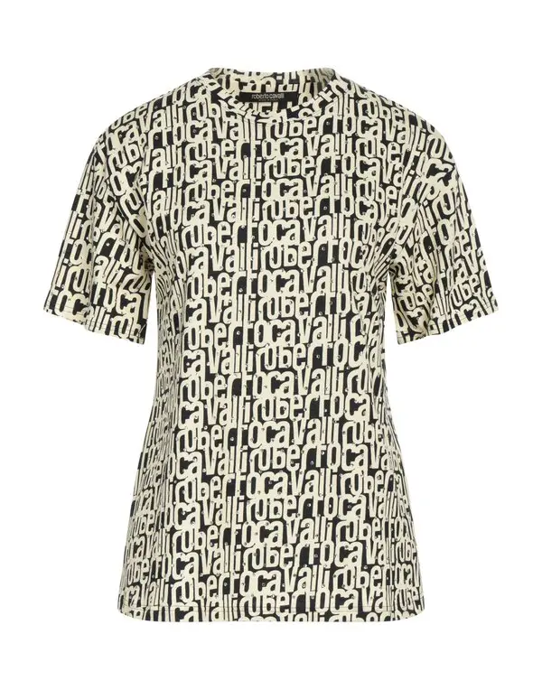 Roberto Cavalli Logo Print Cotton T-shirt