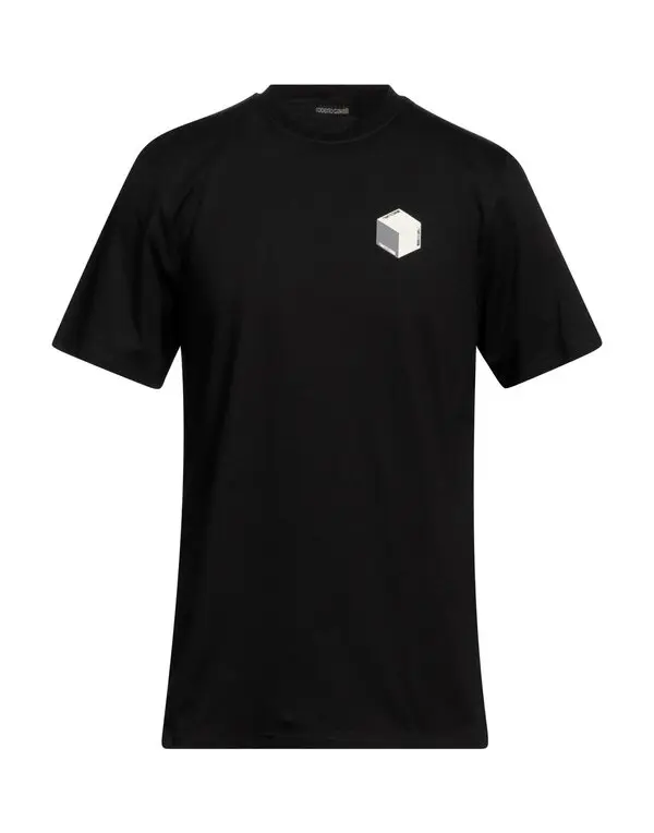 Roberto Cavalli T-shirt Size Cotton - Black
