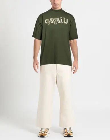 Roberto Cavalli T-shirt Size Cotton - Green