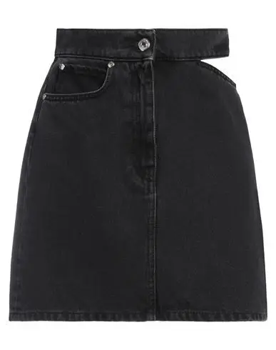 MSGM Denim Flared Skirt