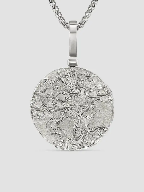 David Yurman Dragon Amulet In Sterling