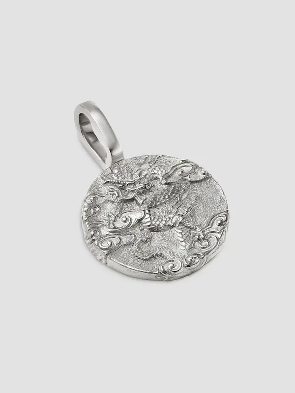 David Yurman Dragon Amulet In Sterling