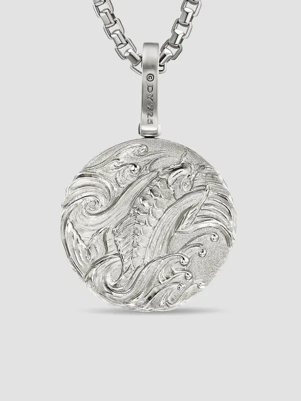 David Yurman Dragon Amulet In Sterling