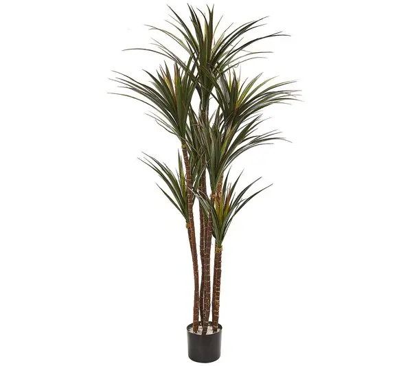 NEARLY NATURAL 5.5' Giant Yucca Artificial Tree Uv Resistant - One-color