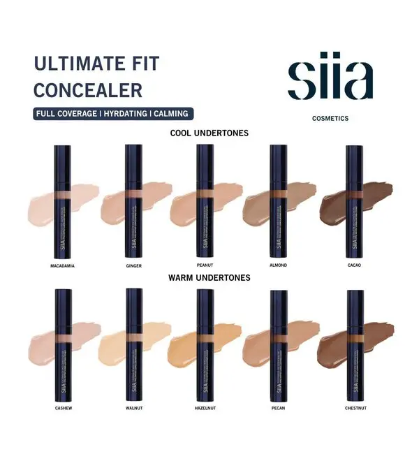 SIIA COSMETICS Ultimate Fit Concealer - Ginger