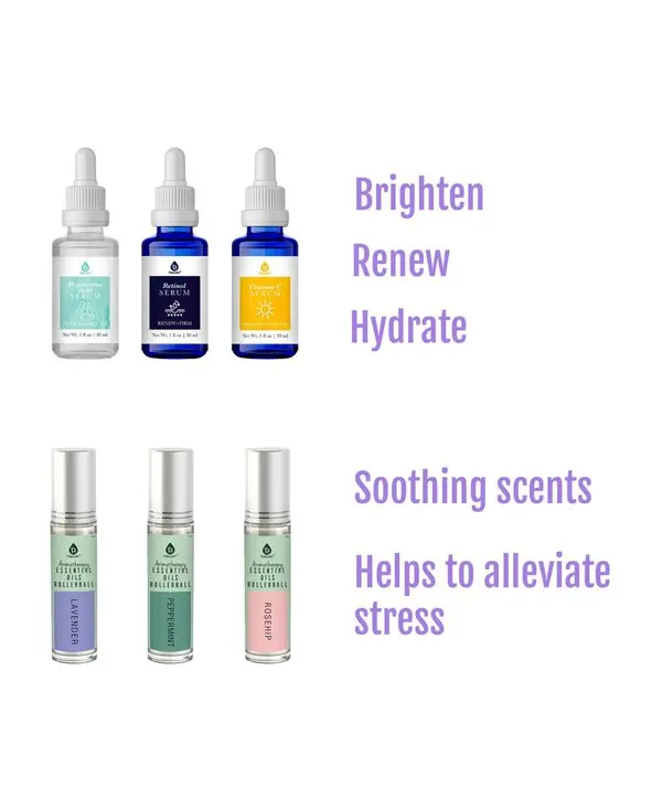 PURSONIC Aromatherapy & Anti-aging Serum Set