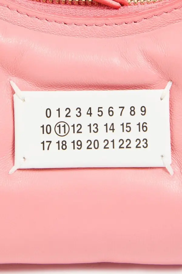 MAISON MARGIELA Glam Slam Quilted Leather Shoulder Bag - Pink