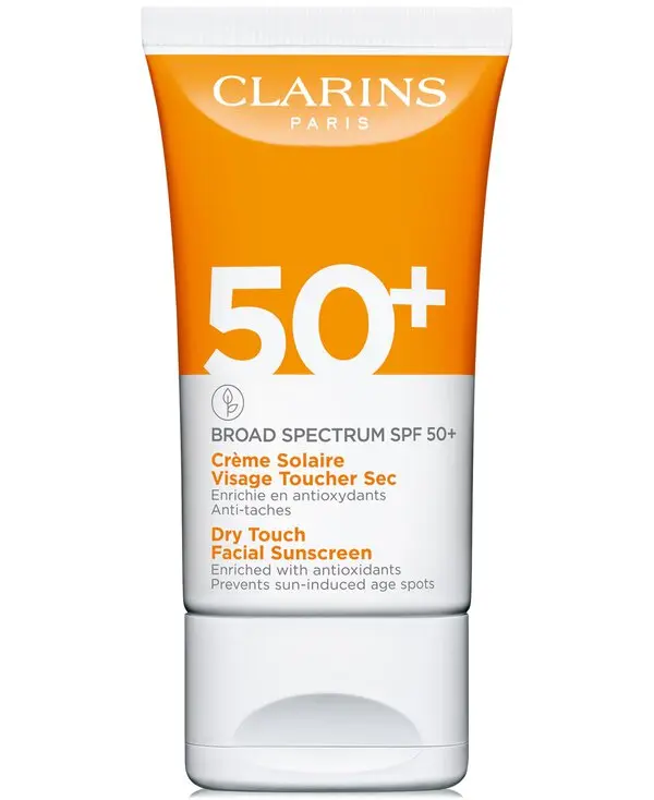 Clarins Dry Touch Facial Sunscreen Broad Spectrum Spf 50 - No Color