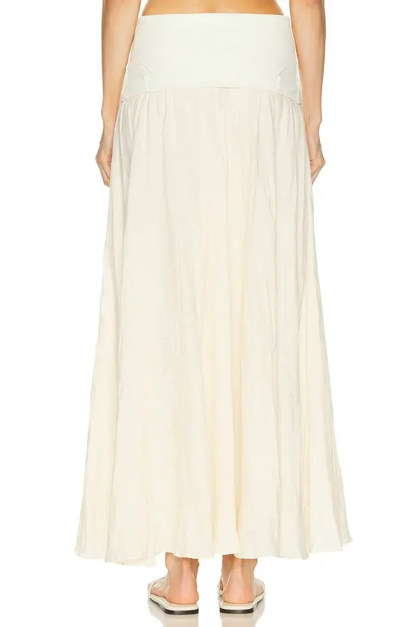 Johanna Ortiz Light And Sound Ankle Skirt - Ecru