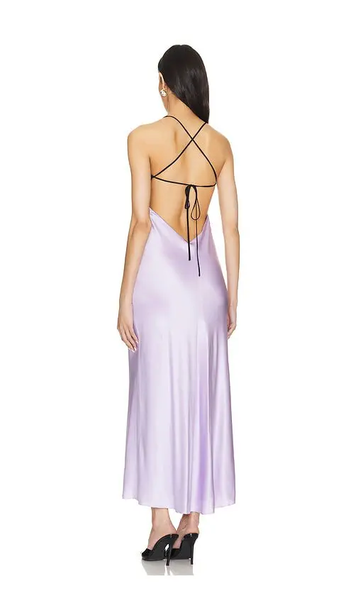 icy purple dress The Sei Bias Midi Dress In Icy Lilac - 78% Off