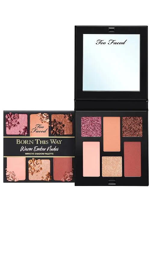 TOO FACED Born This Way Warm Ember Nudes Mini Eyeshadow Palette In Multi - N,a