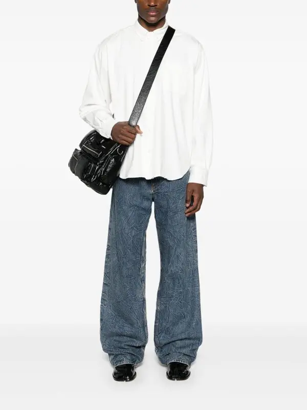 MAISON MARGIELA Cracked-effect Jeans