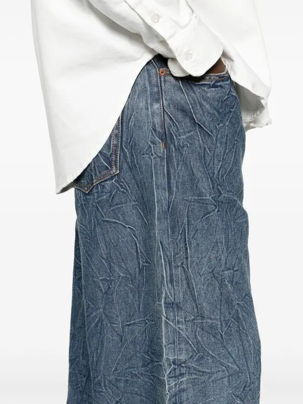 MAISON MARGIELA Cracked-effect Jeans
