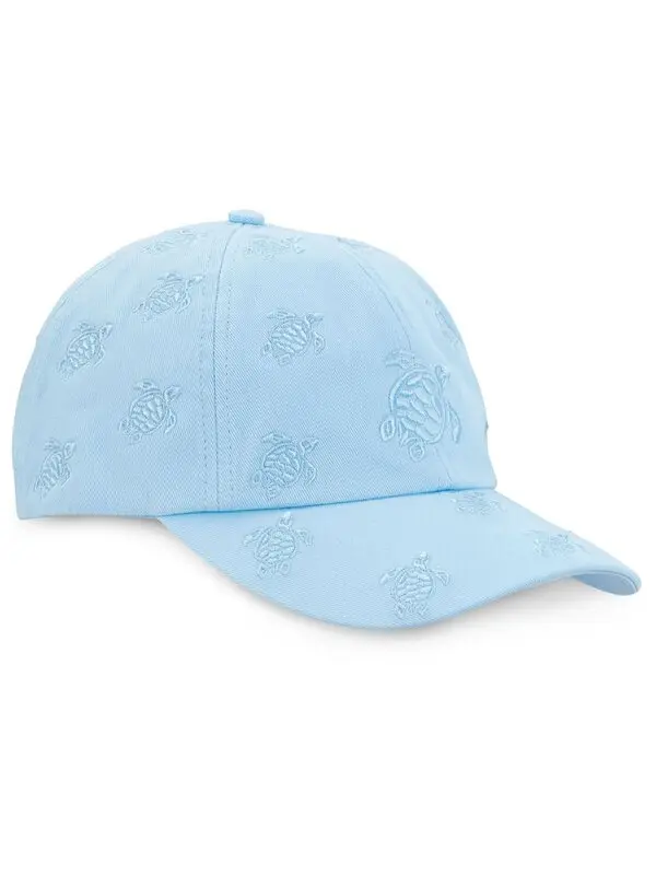 Vilebrequin Turtle-embroidered Cap - Blue