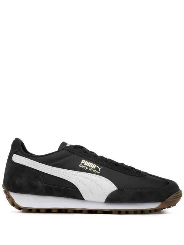 PUMA Logo-print Low-top Sneakers - Black