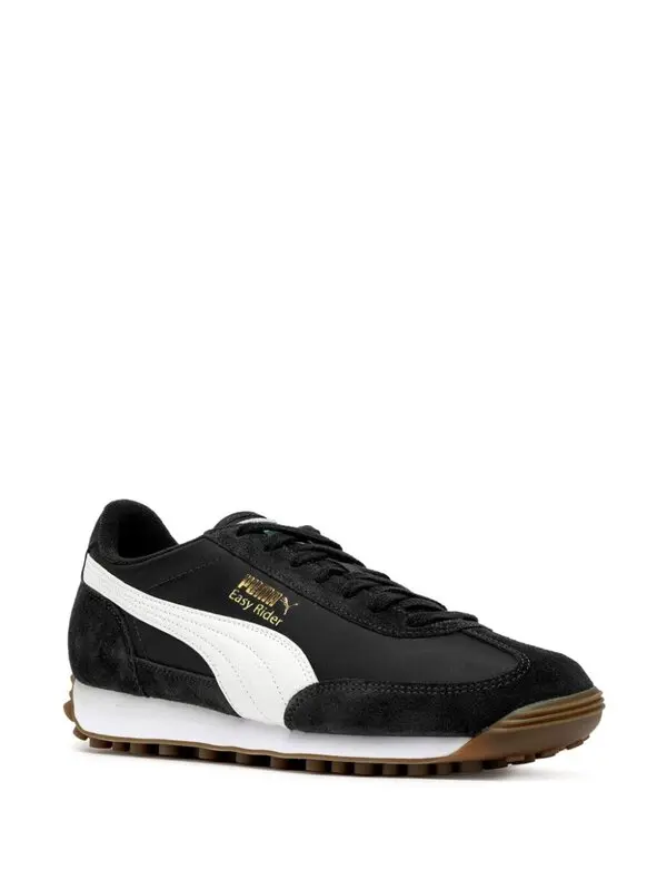 PUMA Logo-print Low-top Sneakers - Black