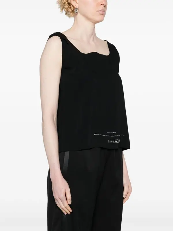 MAISON MARGIELA Printed Technical Jersey Top