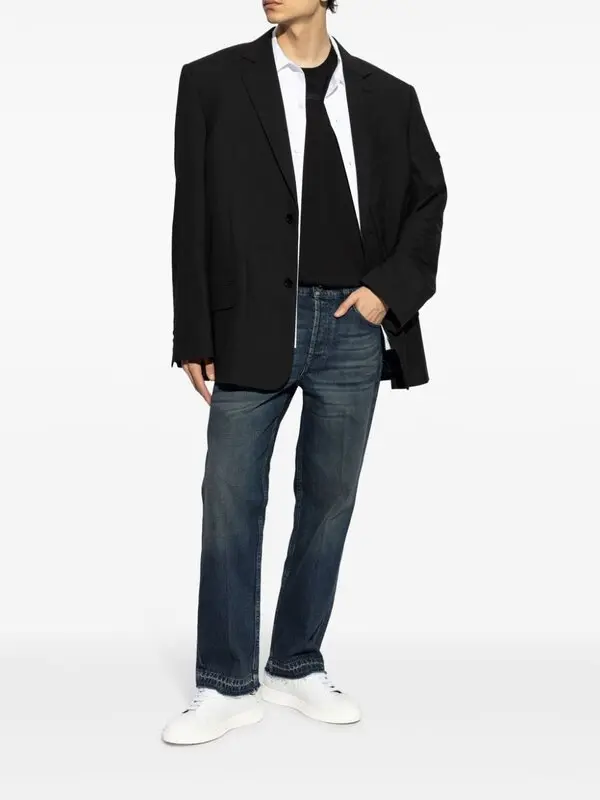 LANVIN Logo-patch Jeans