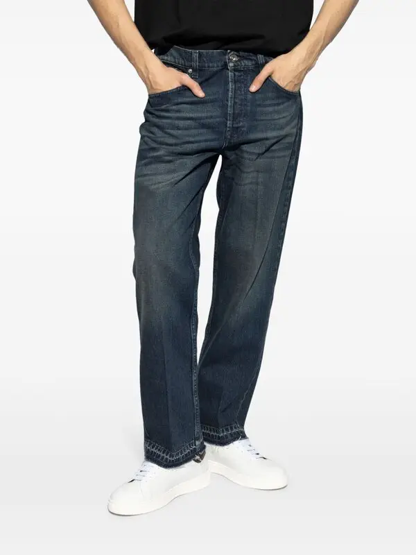 LANVIN Logo-patch Jeans