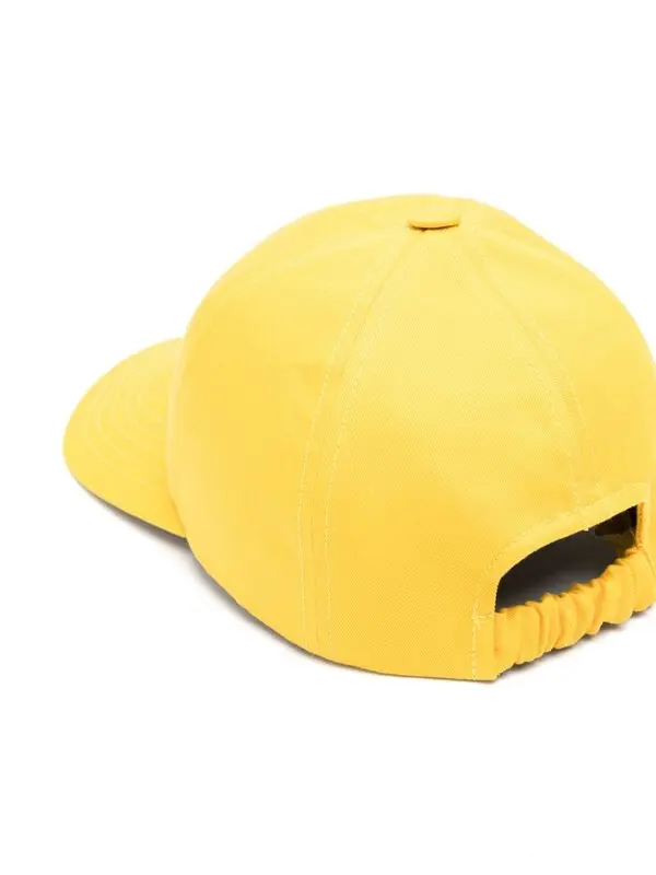 PATOU Cotton Baseball Cap - Yellow