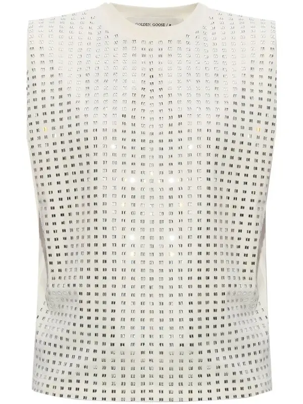 GOLDEN GOOSE Crystal-embellished Top