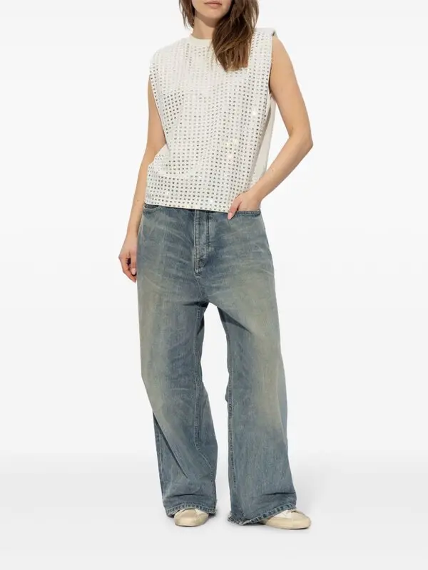 GOLDEN GOOSE Crystal-embellished Top